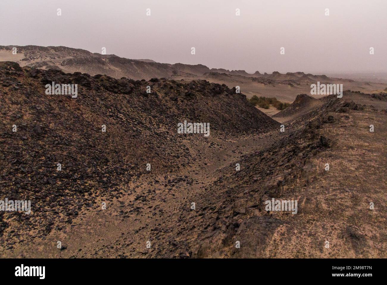 Desert moon-like landscape near Bahariya oasis, Egypt Stock Photo - Alamy