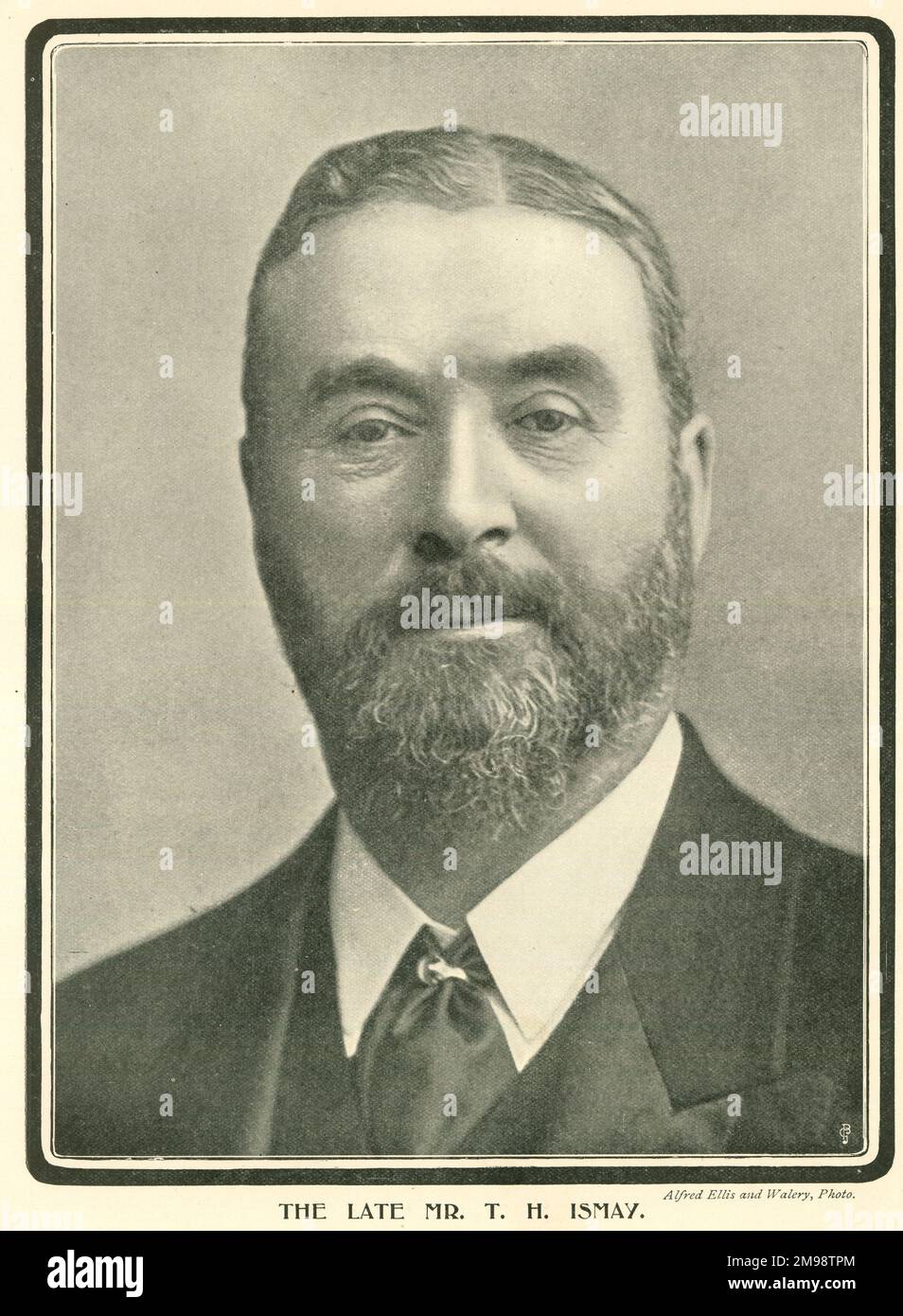 Thomas Henry Ismay, founder of the White Star Line Stock Photo - Alamy