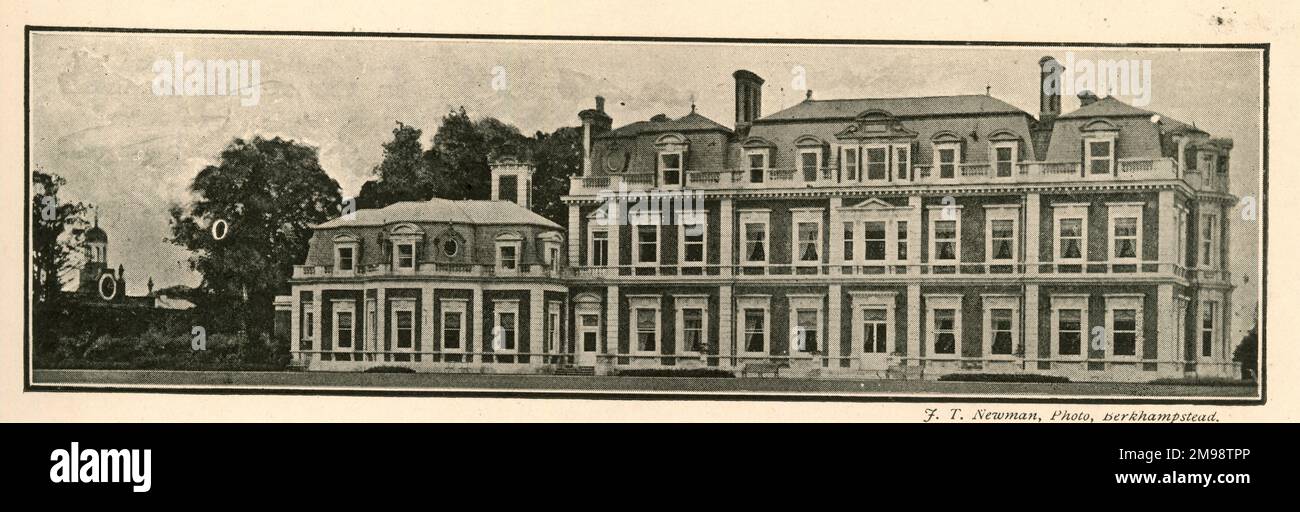 Tring Park, the residence of Lord Rothschild Stock Photo - Alamy