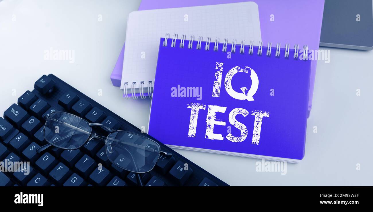 Writing displaying text Iq Test. Business concept attempt to measure ... Writing displaying text Iq Test. Business concept attempt to measure ...