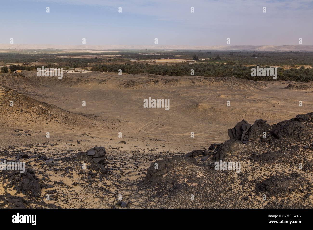View of Bahariya oasis, Egypt Stock Photo - Alamy
