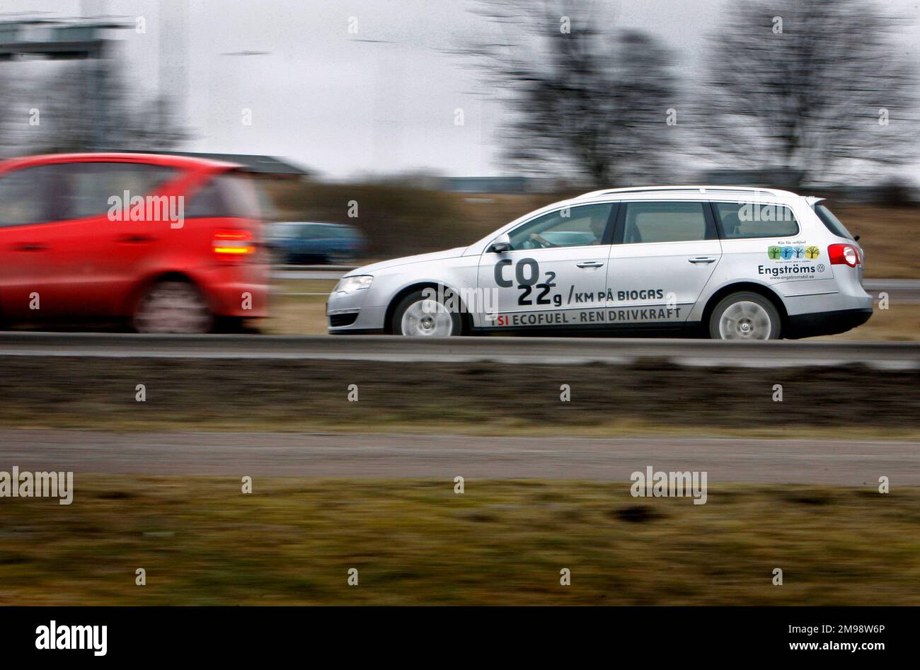 A new biogas car from Volkswagen Stock Photo - Alamy