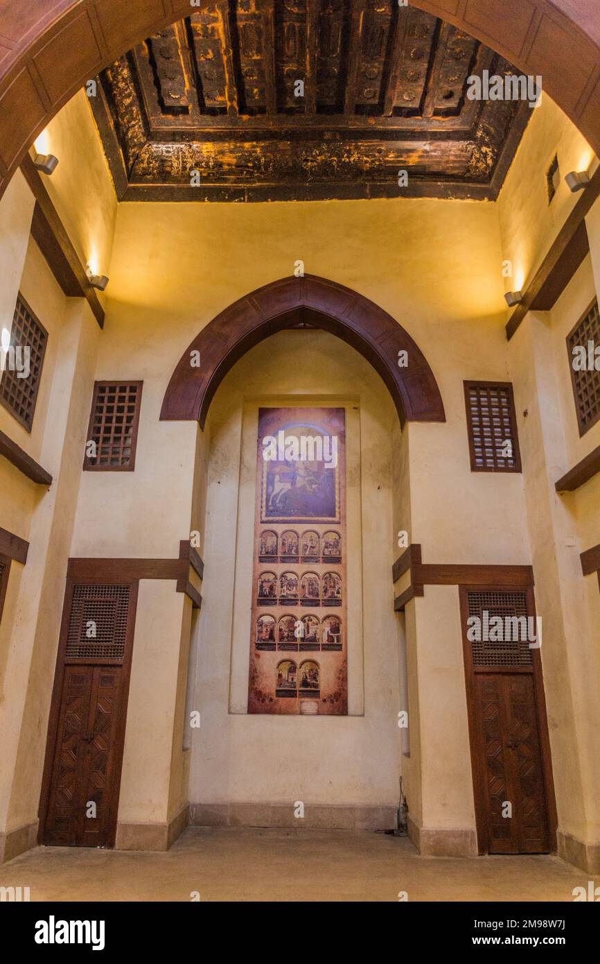 Coptic church cairo interior hi-res stock photography and images - Alamy