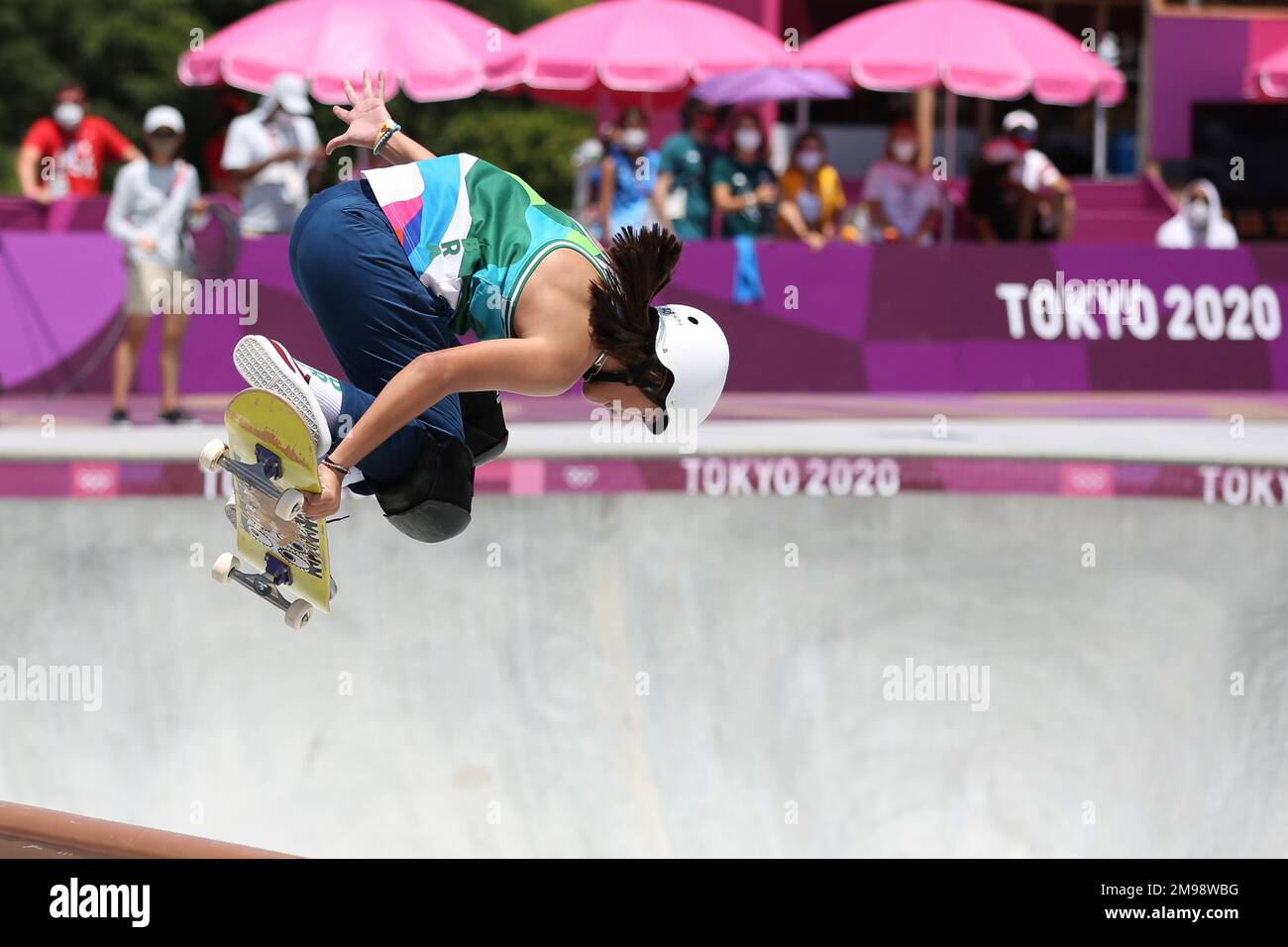 AUG 4, 2021 - TOKYO, JAPAN: Isadora PACHECO of Brazil reacts in the ...