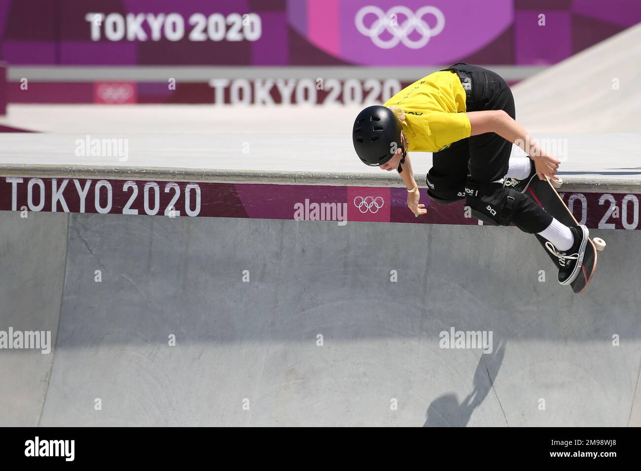 AUG 4, 2021 - TOKYO, JAPAN: Poppy OLSEN of Australia competes in the ...