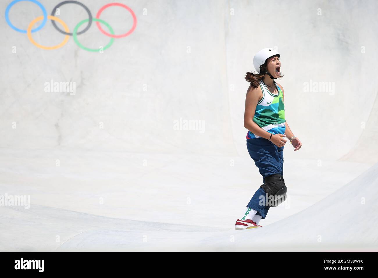 AUG 4, 2021 - TOKYO, JAPAN: Isadora PACHECO of Brazil reacts in the ...