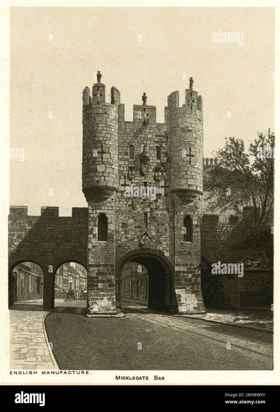Micklegate Bar, York, Yorkshire Stock Photo - Alamy