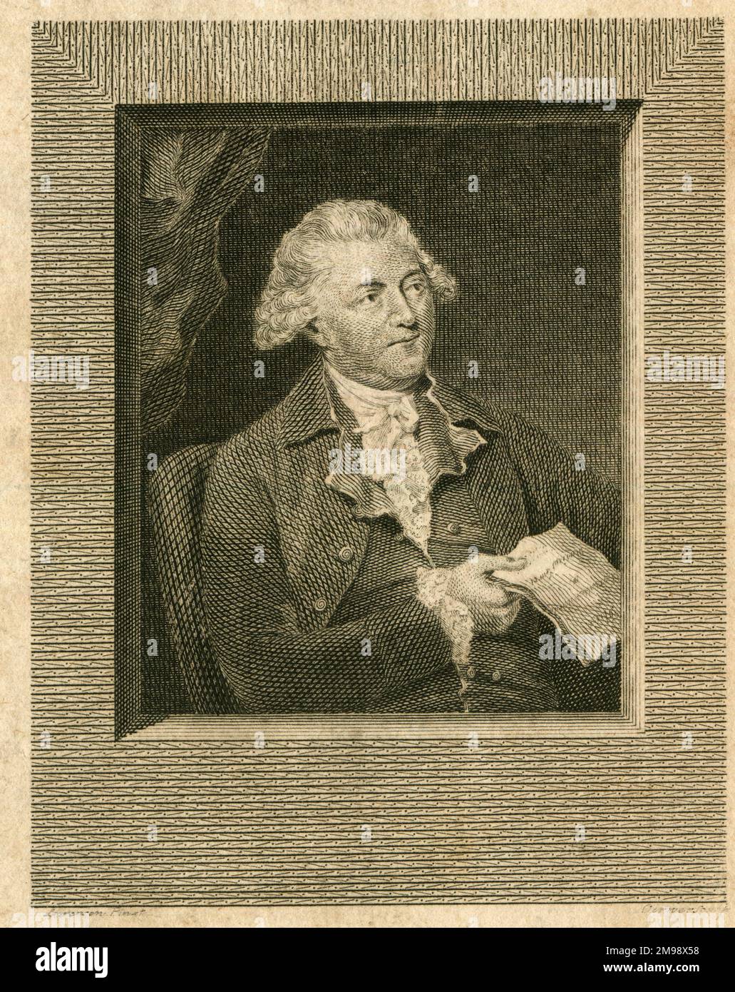 John O'Keefe (1747-1833), Irish actor and dramatist Stock Photo - Alamy