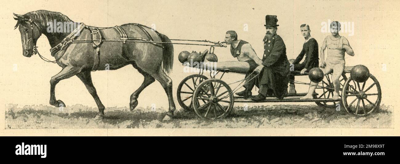 Power achievement of the Russian Johannes Treu, claimed to be the world ...