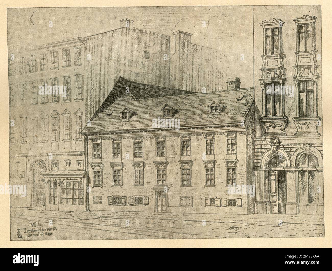 Birthplace of Johann Strauss, Lerchenfelderstrasse, Vienna, Austria ...