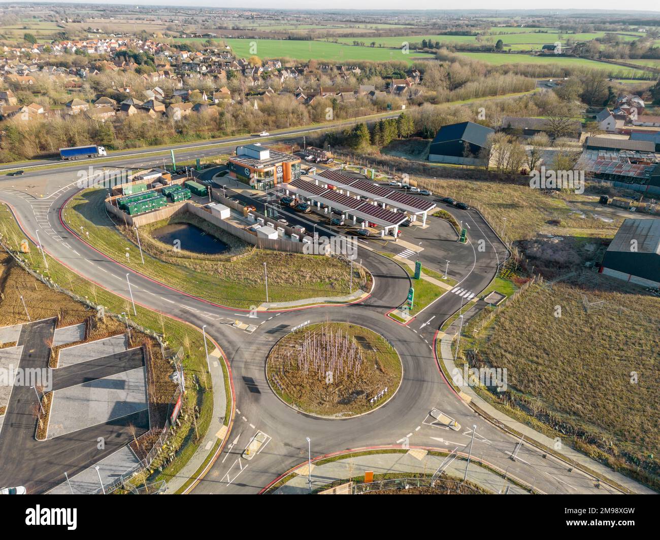 Gridserve Electric Forecourt Stock Photo - Alamy