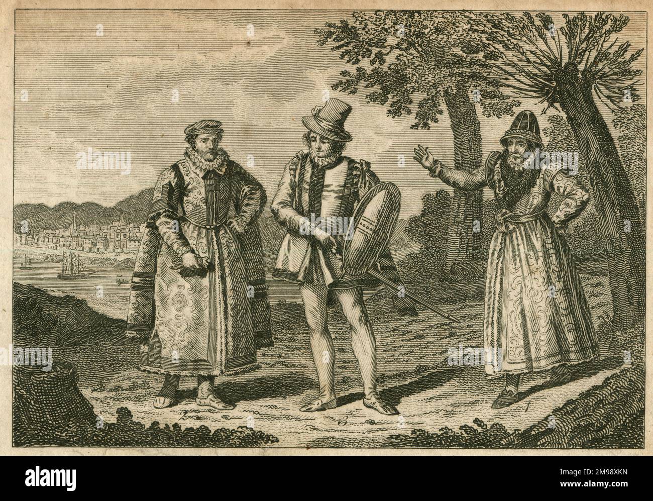 English costume merchant hi-res stock photography and images - Alamy