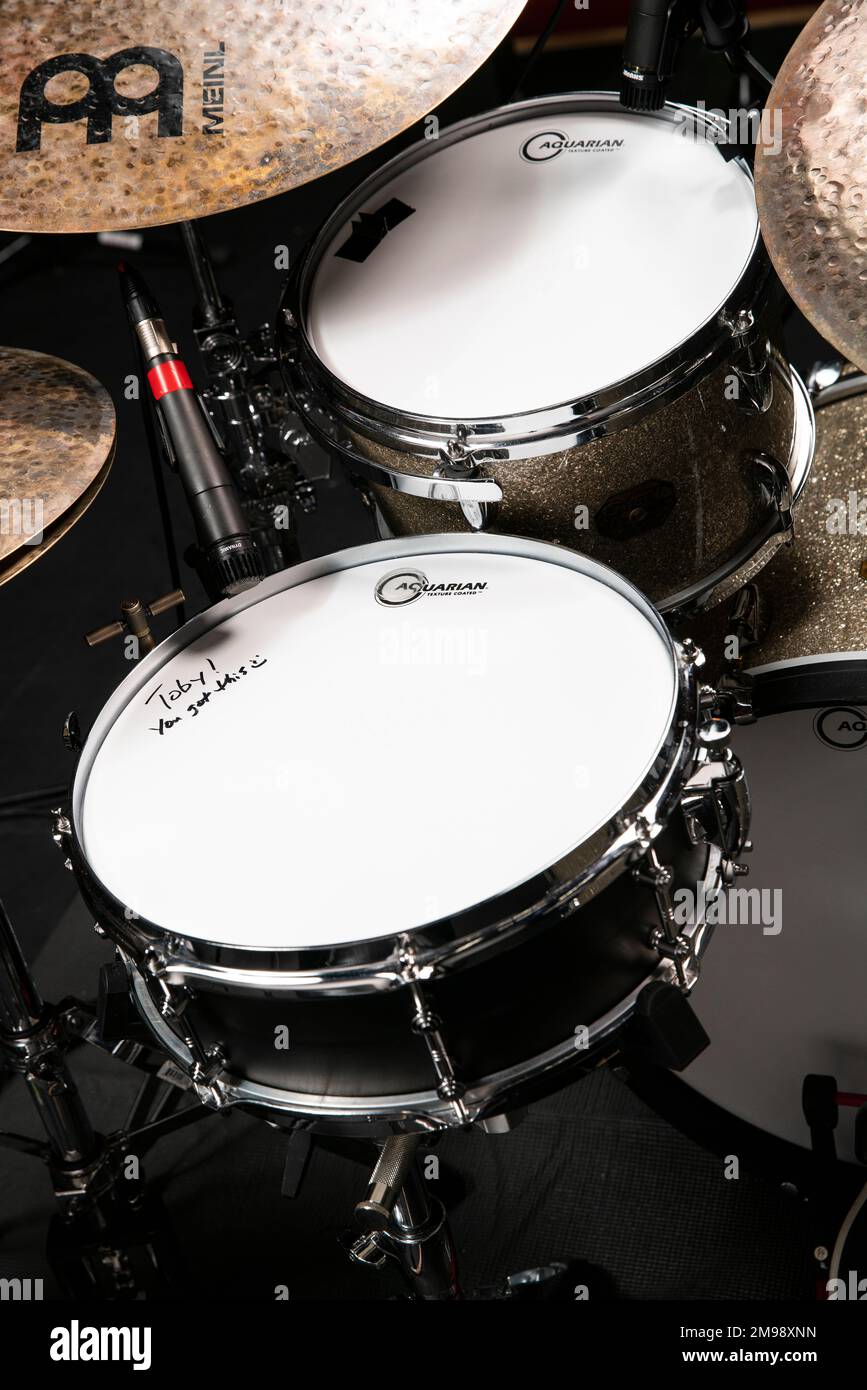 Mike johnston drums kit hi-res stock photography and images - Alamy