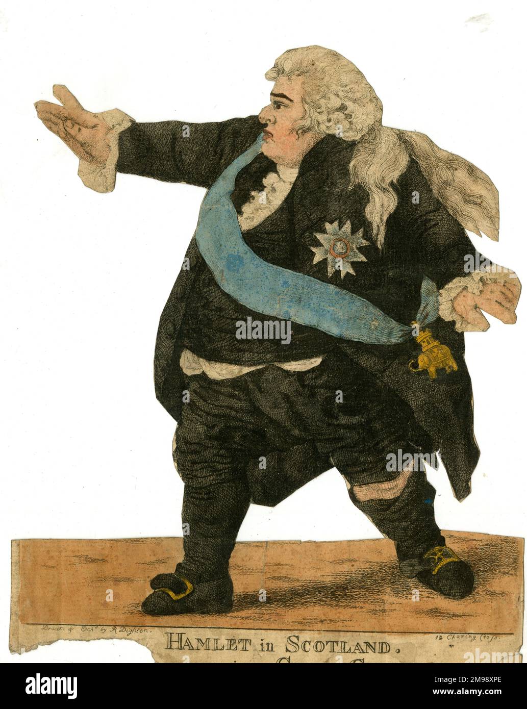 Stephen Kemble as Hamlet in Scotland Stock Photo - Alamy