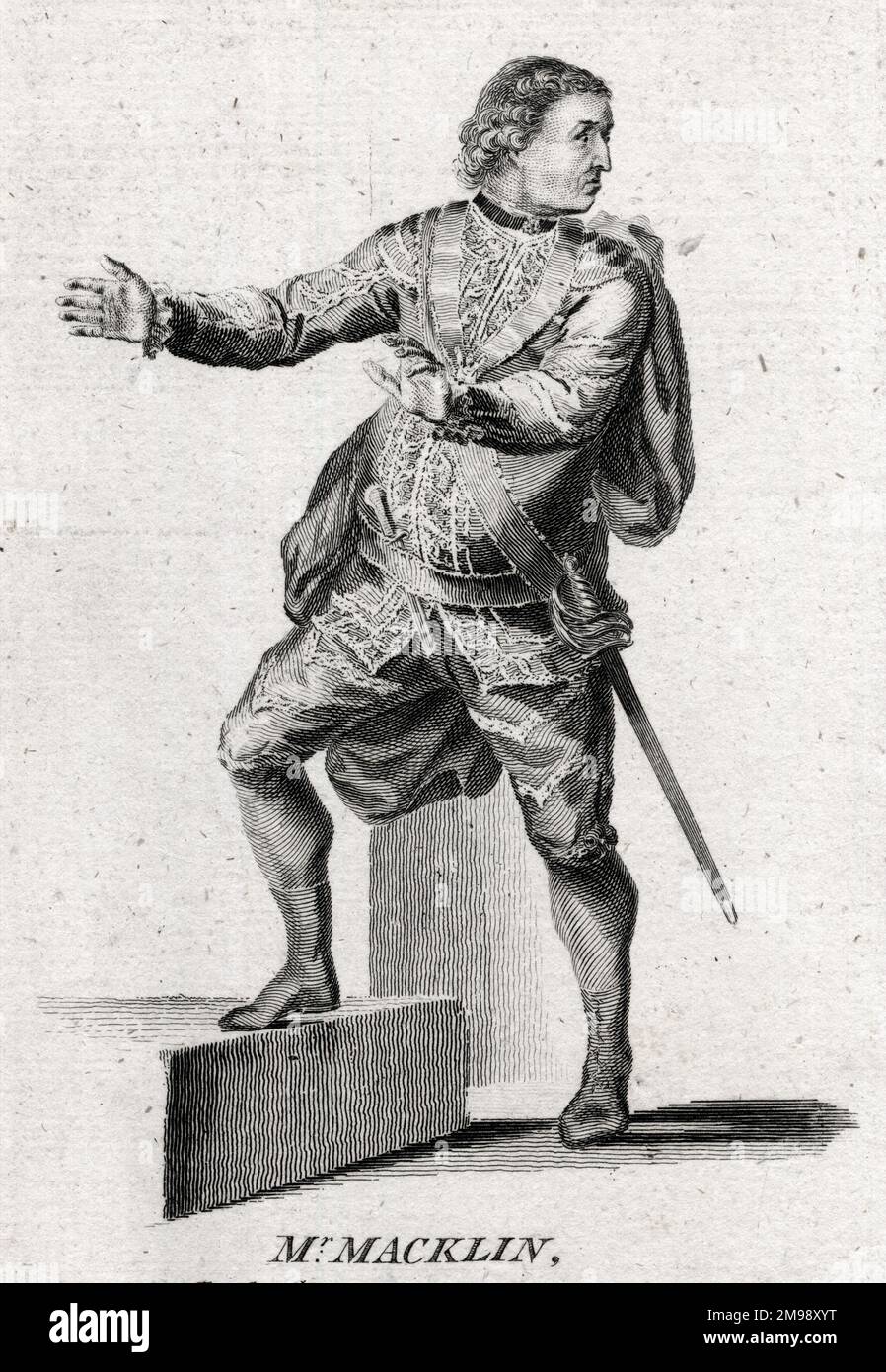 Charles Macklin as Shakespeare's Macbeth at the Covent Garden Theatre ...