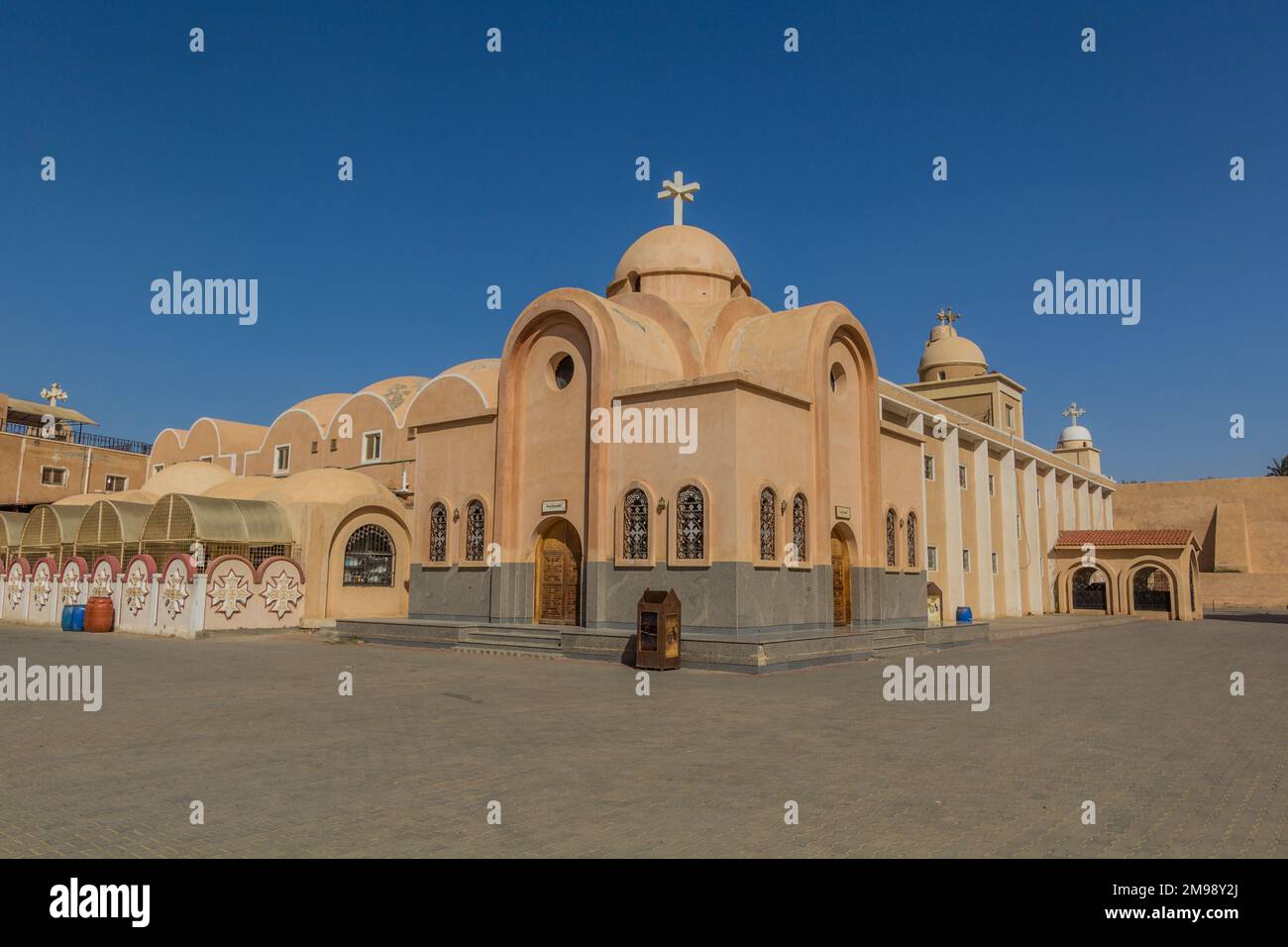 Saint Pishoy (Bishoi) monastery in Wadi El Natrun, Egypt Stock Photo ...