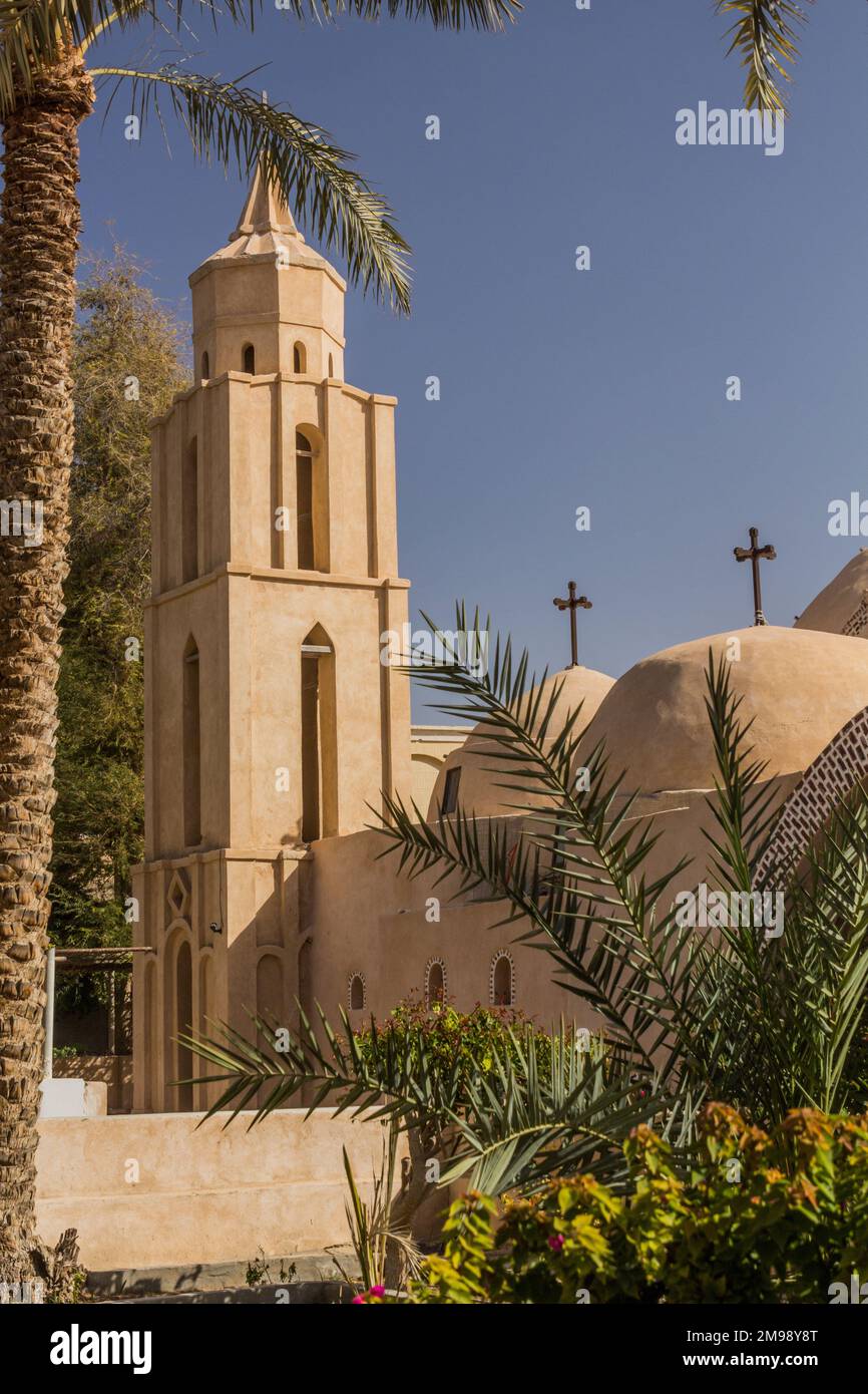 Church in Saint Pishoy (Bishoi) monastery in Wadi El Natrun, Egypt ...
