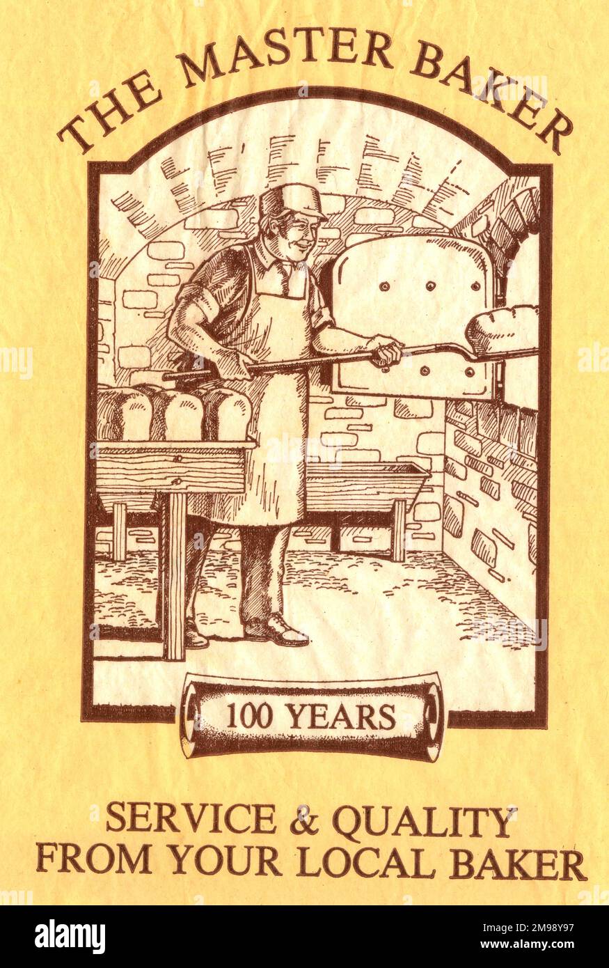 Paper bag design, The Master Baker, 100 Years, service & quality from ...