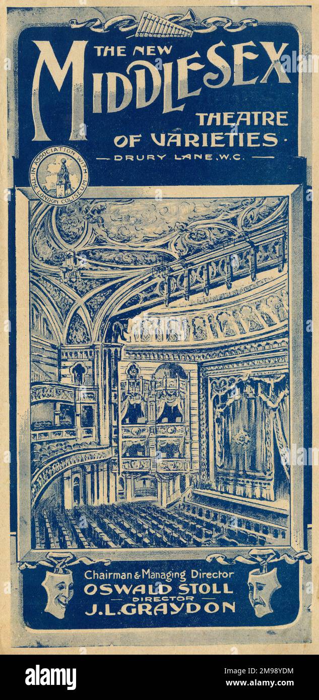 The New Middlesex Theatre of Varieties, Drury Lane, London, in ...