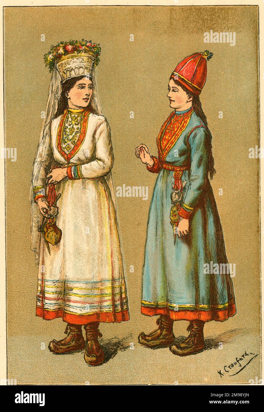 Costumes of Europe - Lapland Stock Photo - Alamy