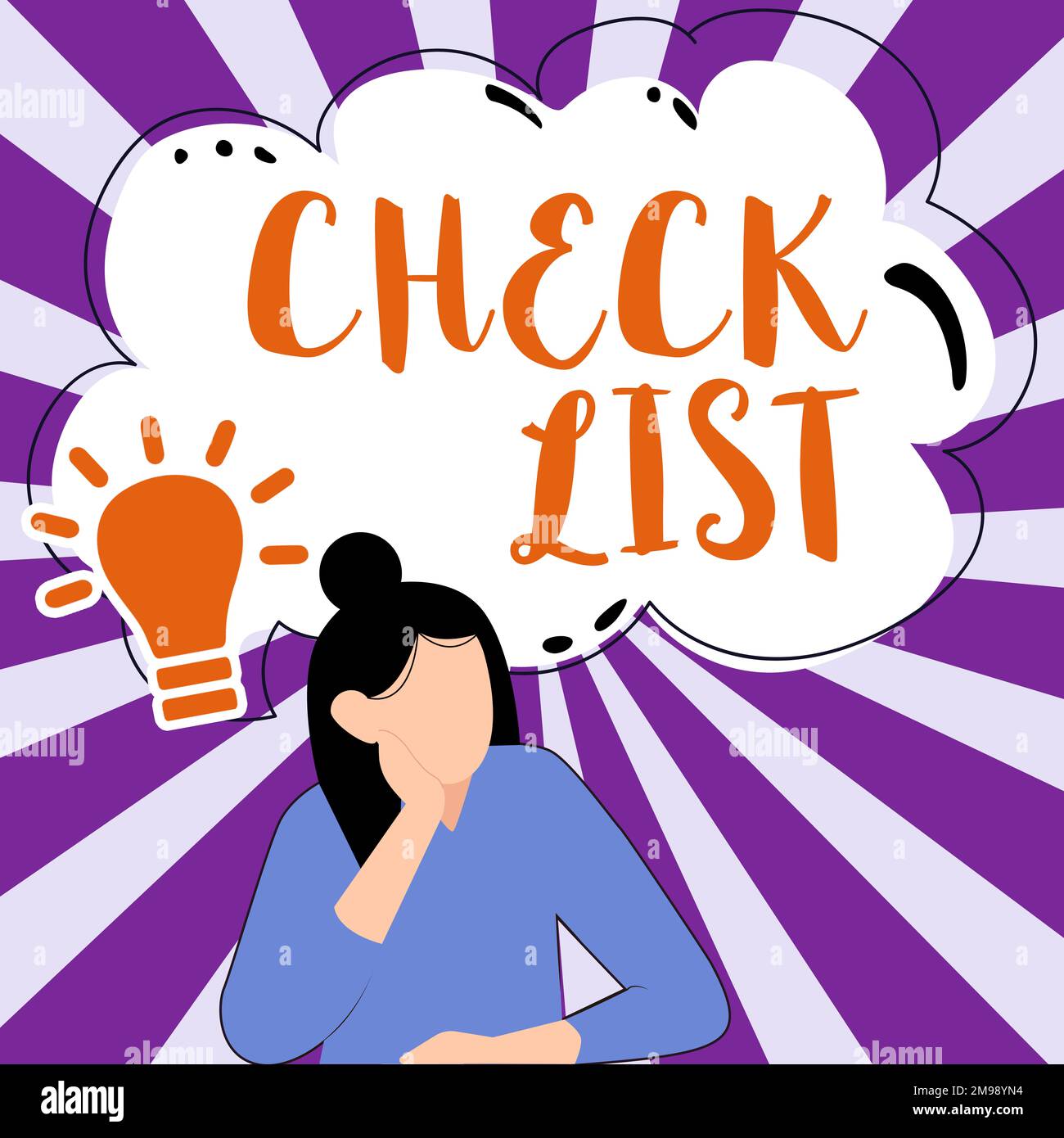 Text showing inspiration Check List. Business concept Items required ...