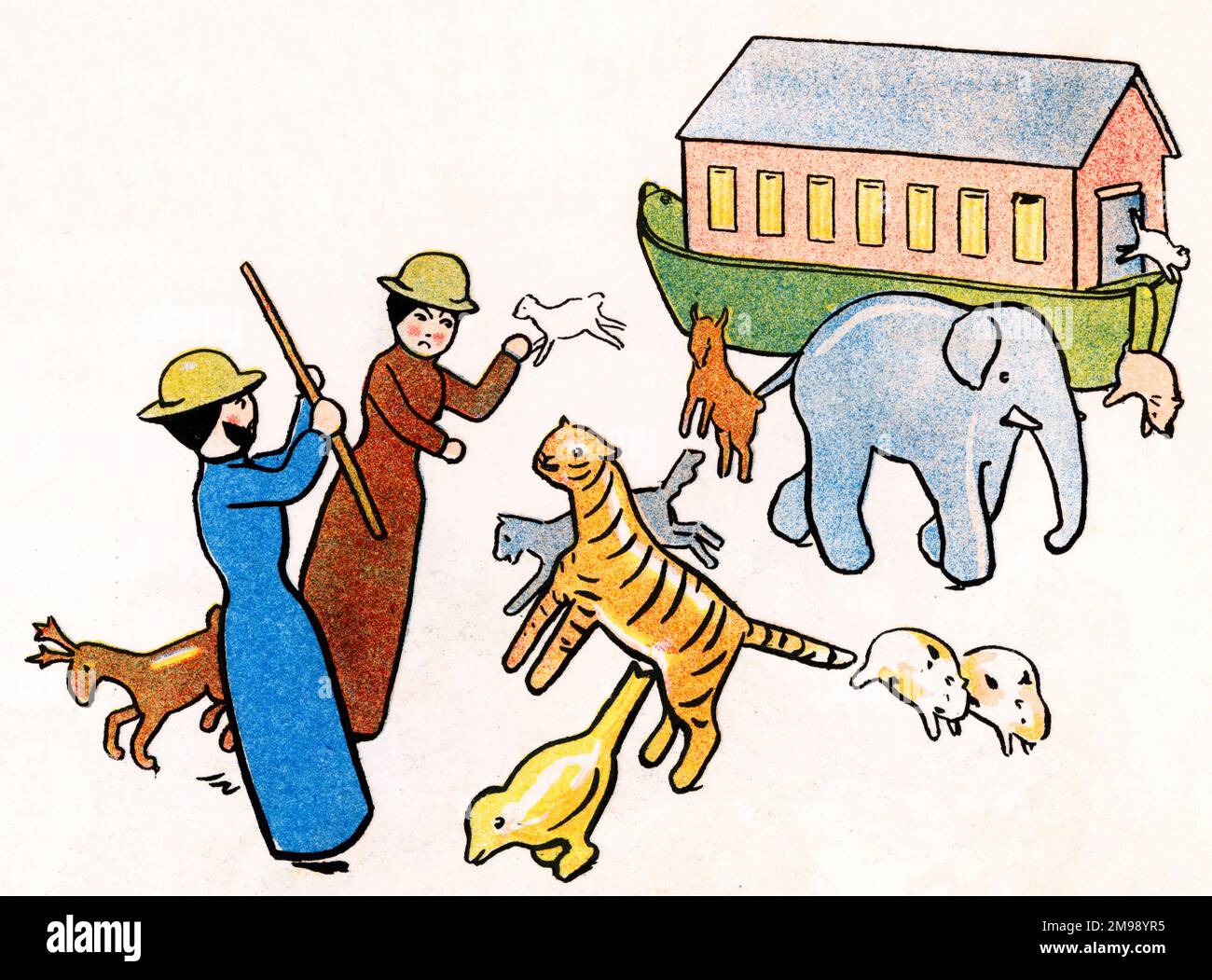 Noahs ark toy hi-res stock photography and images - Alamy