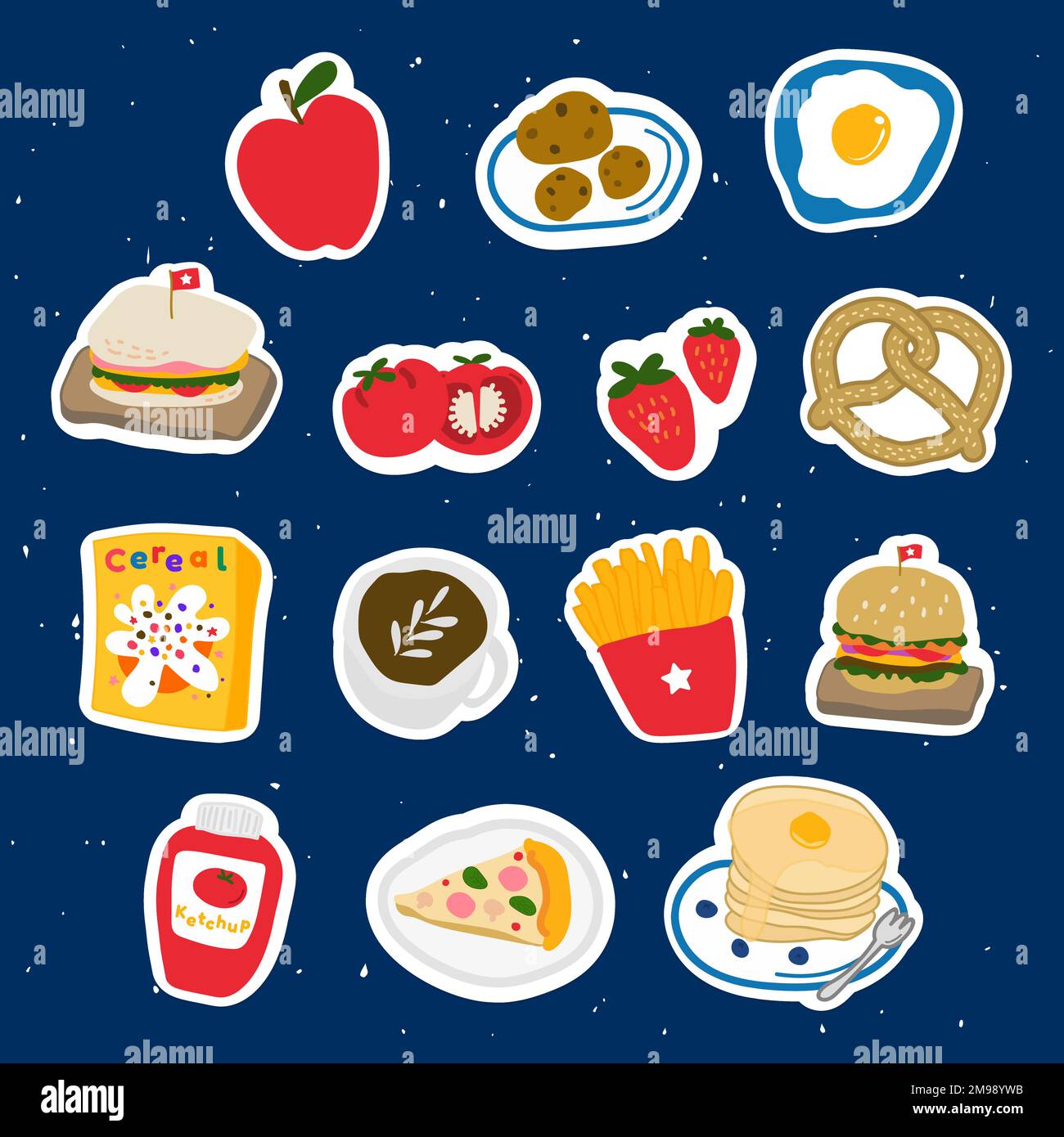 Cut pancake Stock Vector Images - Alamy