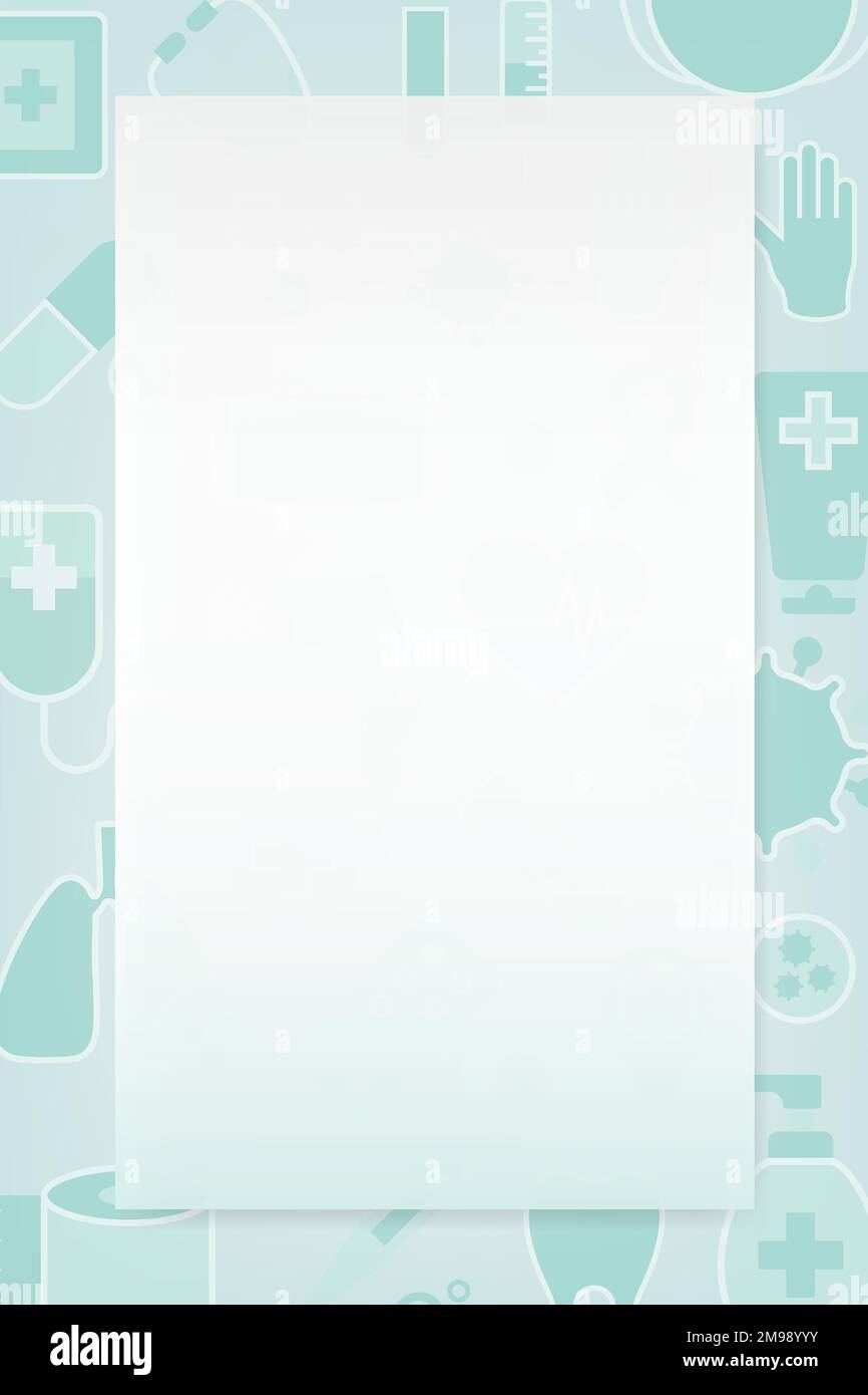 Clean medical background with frame vector Stock Vector Image & Art - Alamy