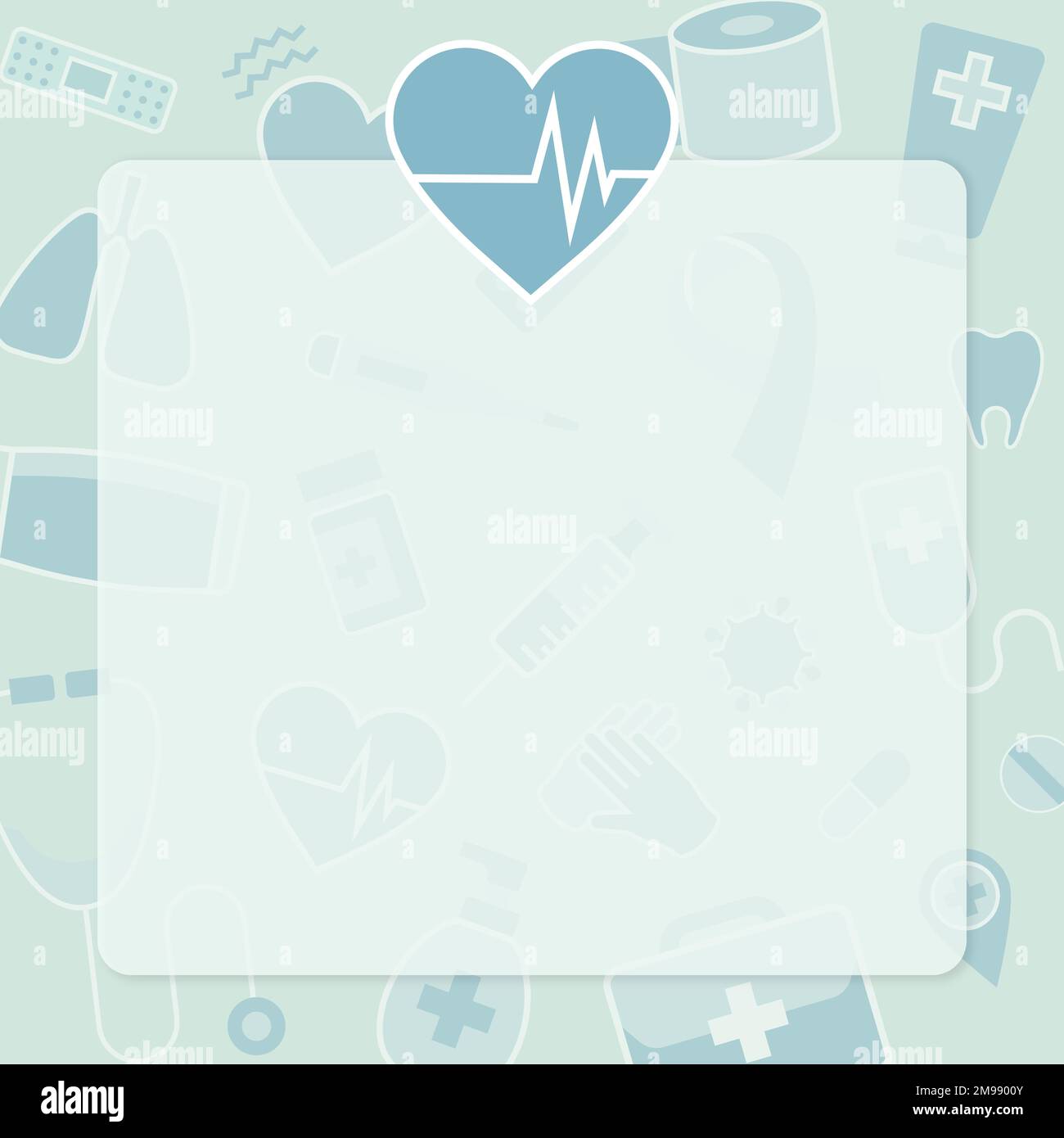 Clean medical background with frame vector Stock Vector Image & Art - Alamy