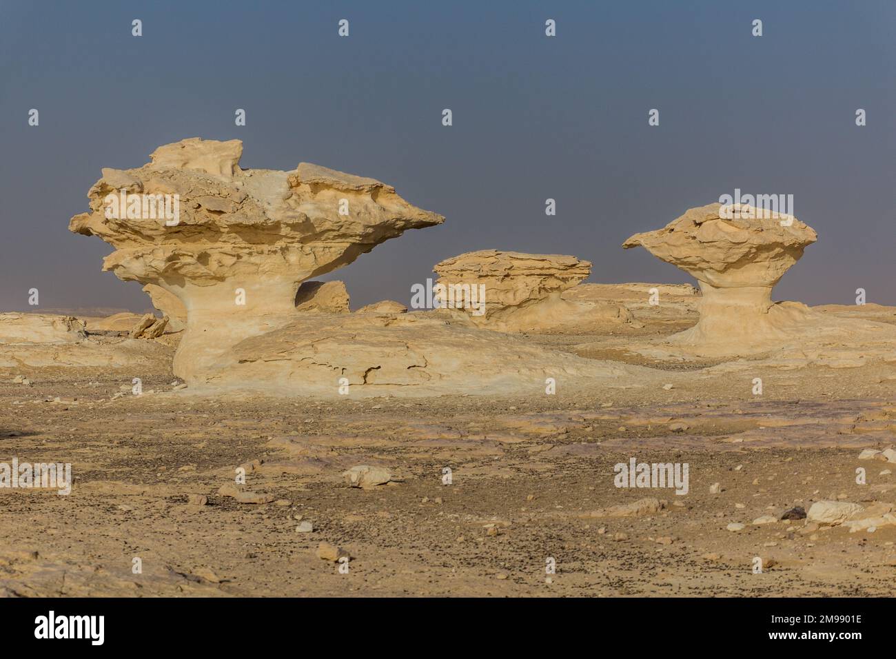 Rock formations of the White Desert, Egypt Stock Photo - Alamy