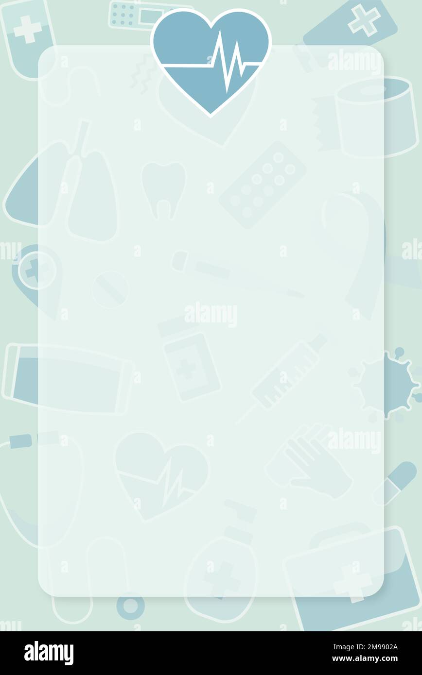 Clean medical background with frame vector Stock Vector Image & Art - Alamy