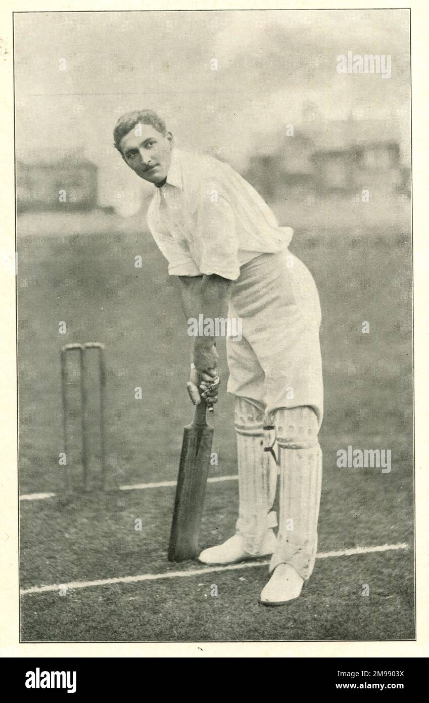 C B Fry, cricketer and all-round sportsman Stock Photo - Alamy