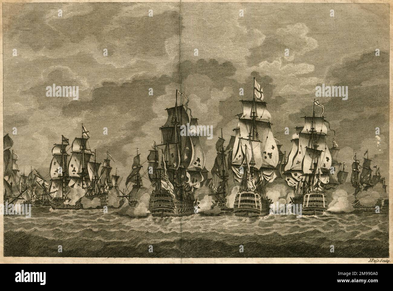 Defeat of the Spanish Fleet by Sir John Jervis, Battle of Cape St ...