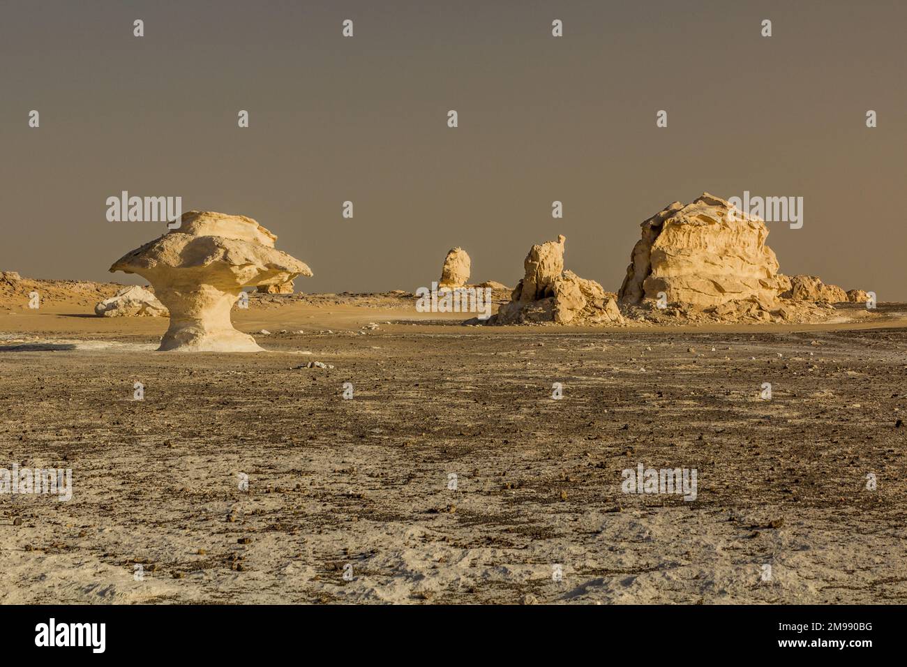 Rock formations of the White Desert, Egypt Stock Photo - Alamy