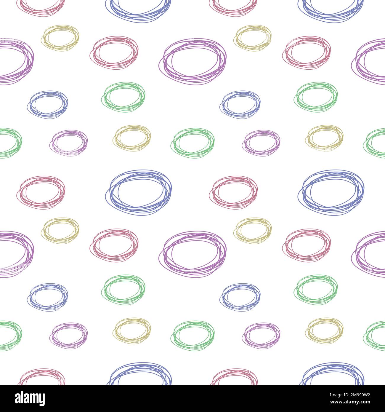 Seamless pattern design shape abstract doodle background illustration ...