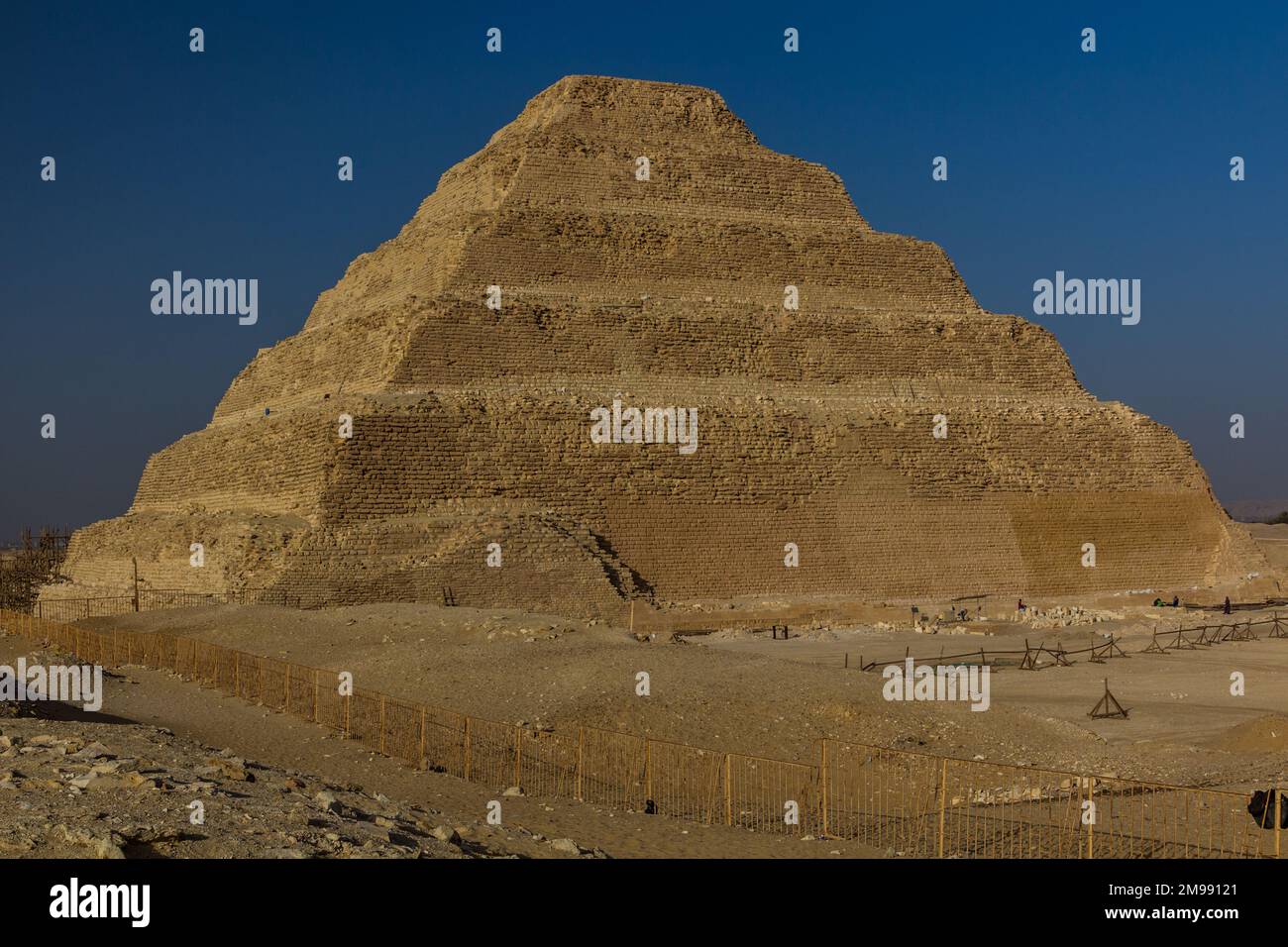 Stepped Pyramid of Djoser (Zoser) in Saqqara, Egypt Stock Photo - Alamy