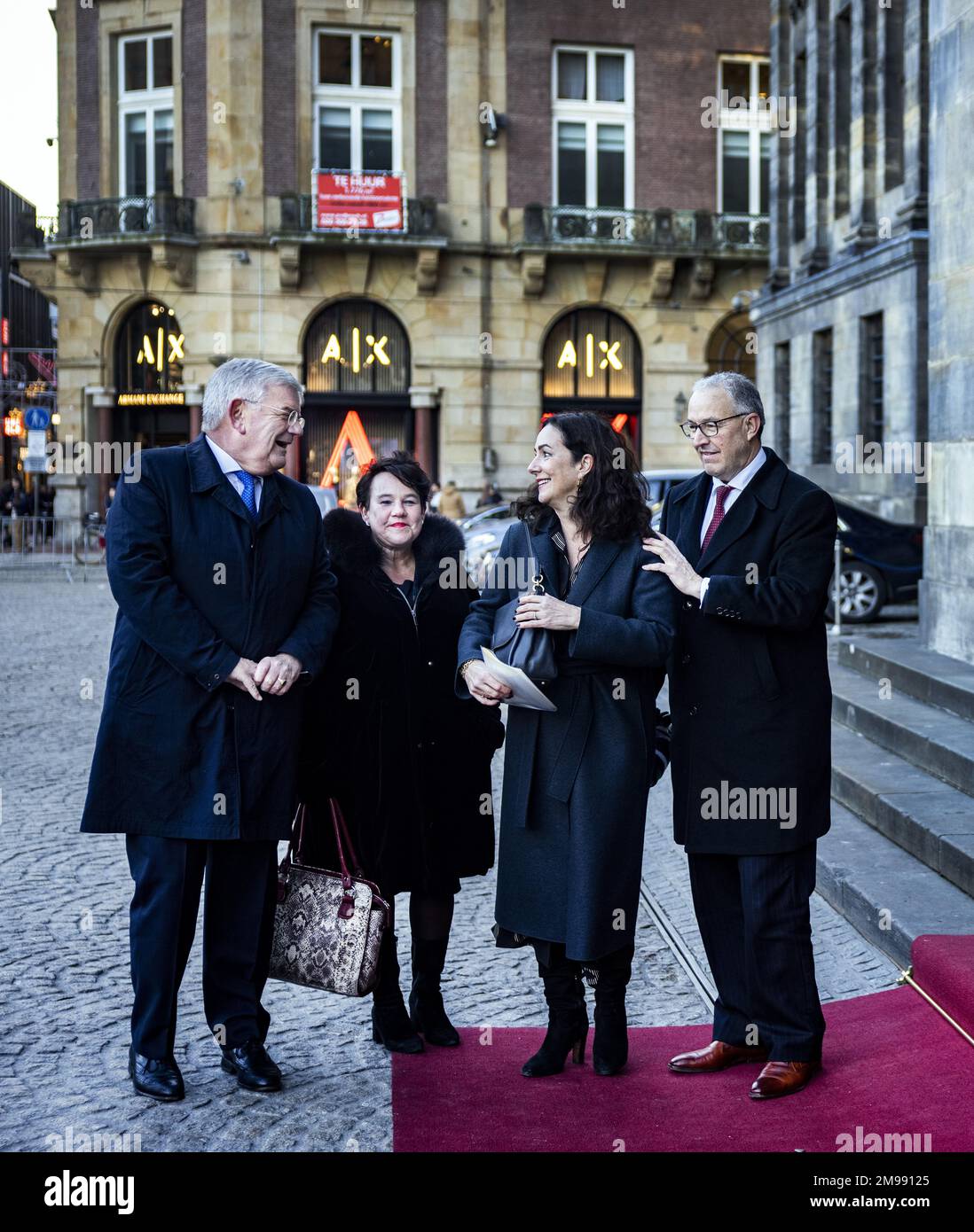 AMSTERDAM - Mayors (left to right) Jan van Zanen (The Hague), Sharon ...
