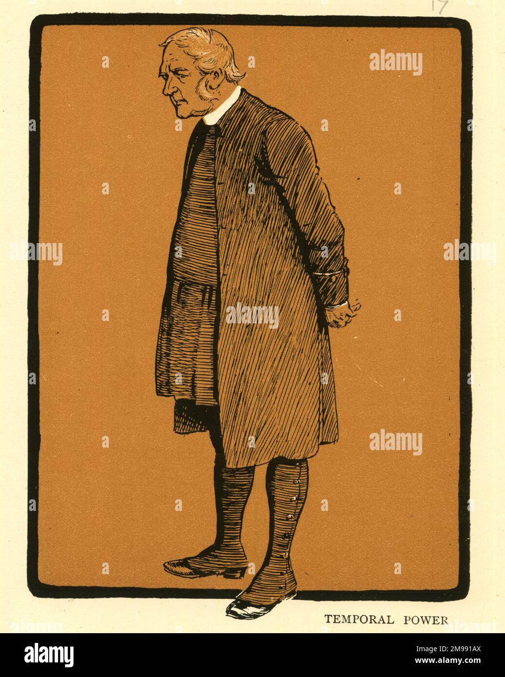 Some Clerical Types by John Kendal, Temporal Power Stock Photo - Alamy