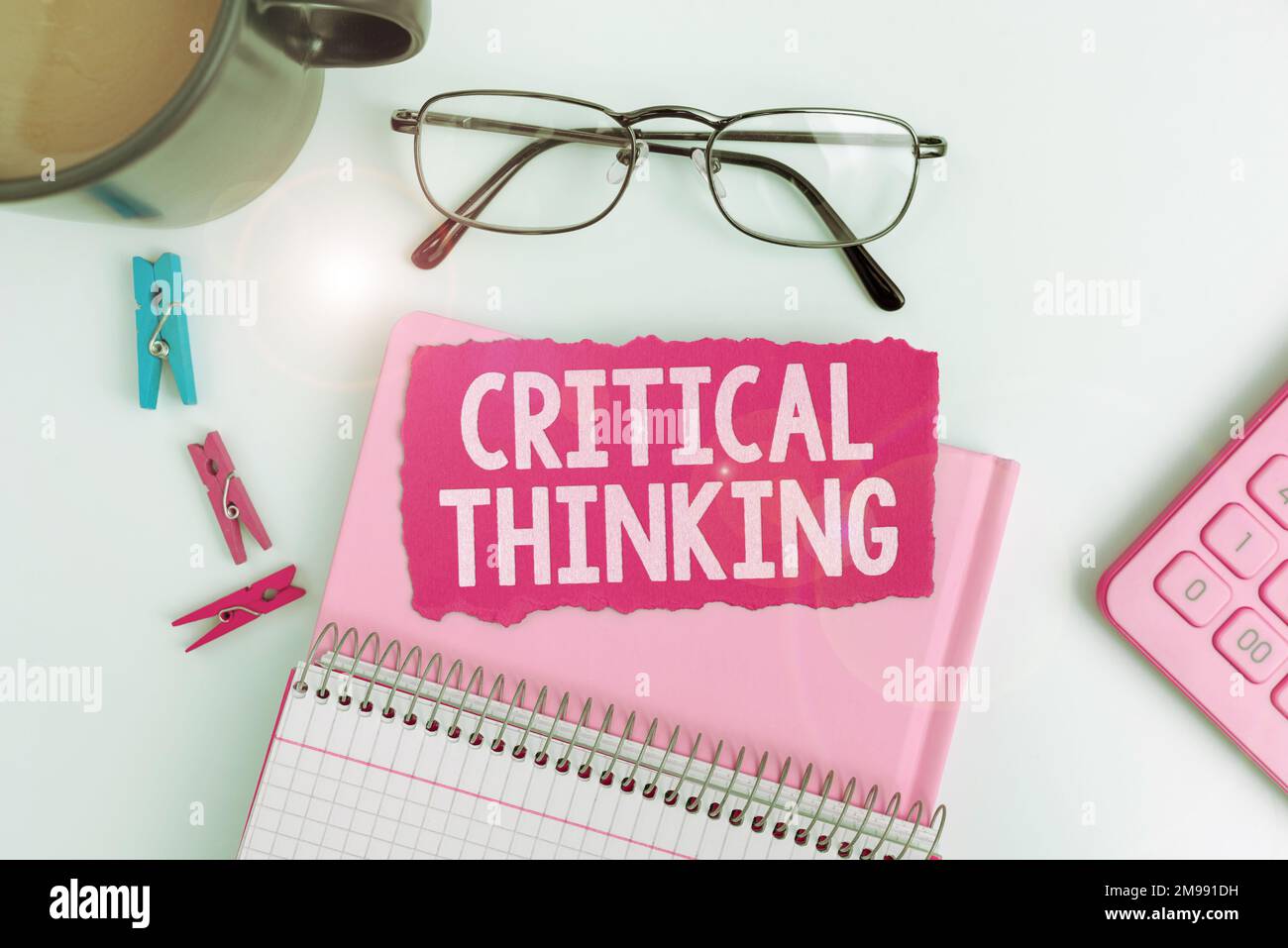 Conceptual display Critical Thinking, Business overview sequence of ...