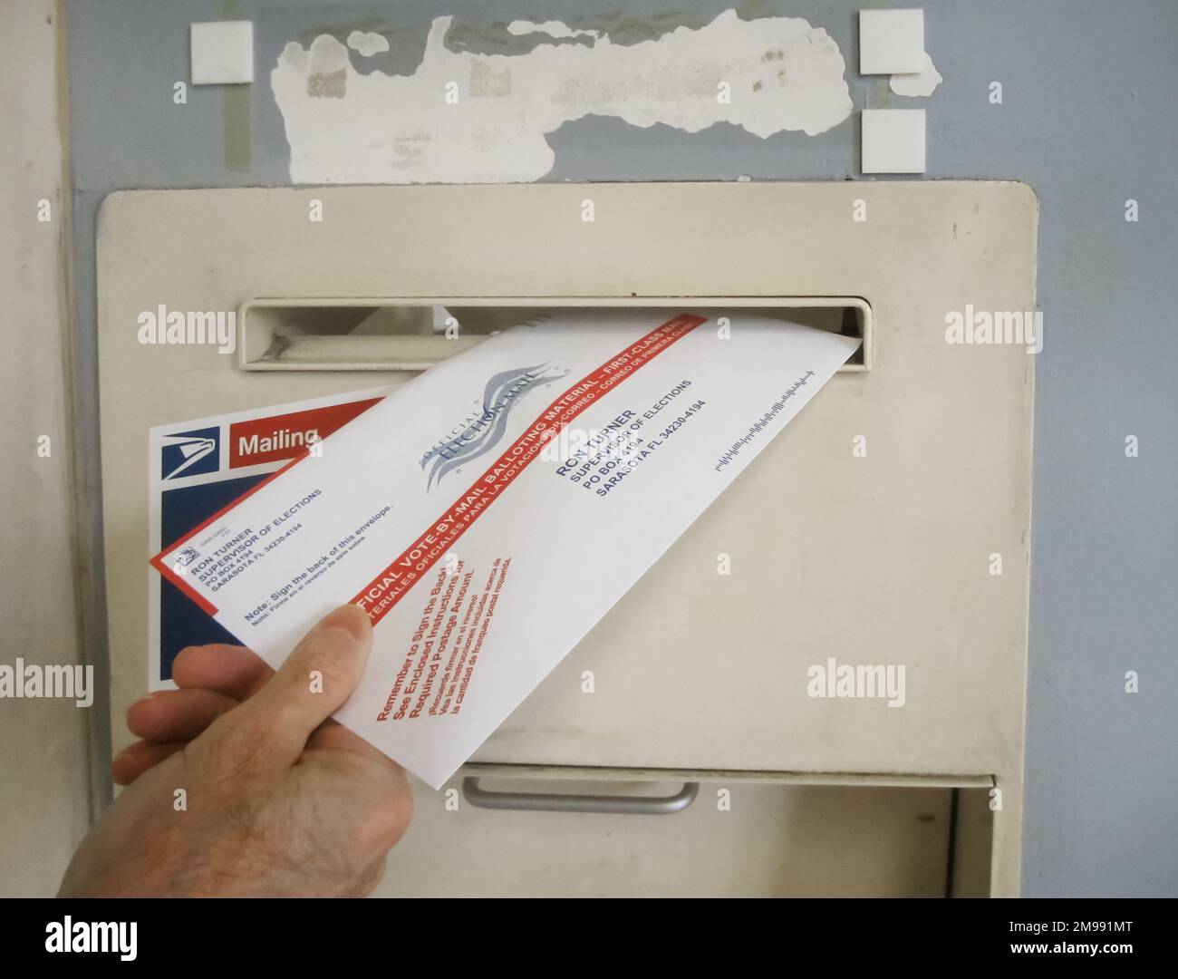 Ballot envelope for the absentee ballot hi-res stock photography and ...