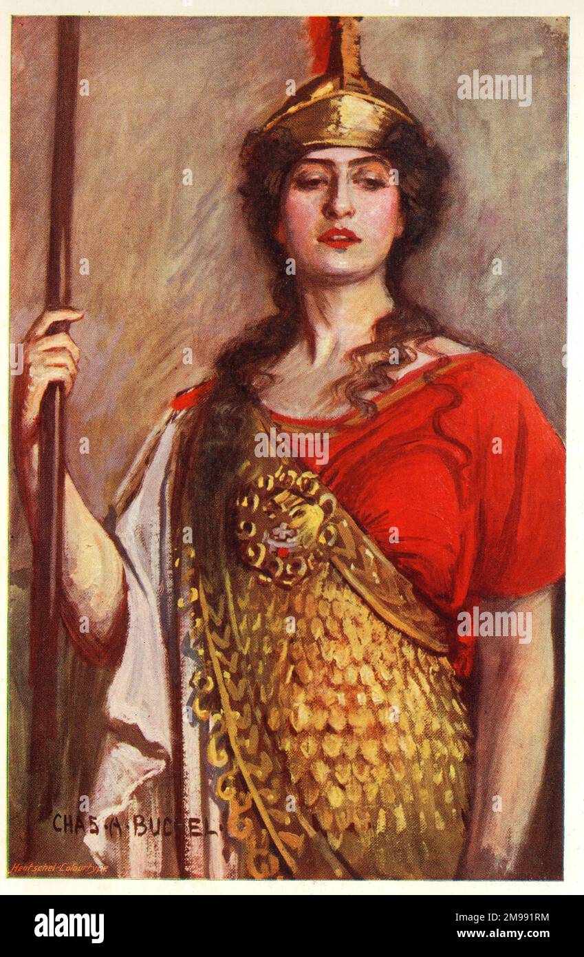 Ulysses at Her Majesty's Theatre, London - Constance Collier as Pallas Athene. The play was ...