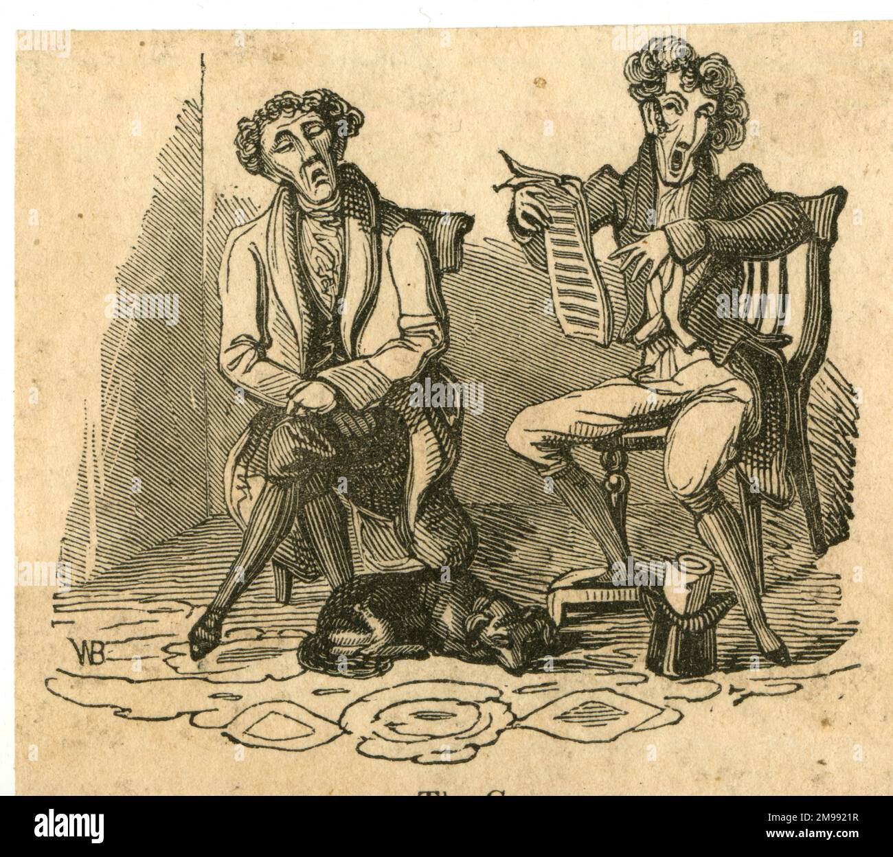 Cartoon, The Composer Stock Photo - Alamy