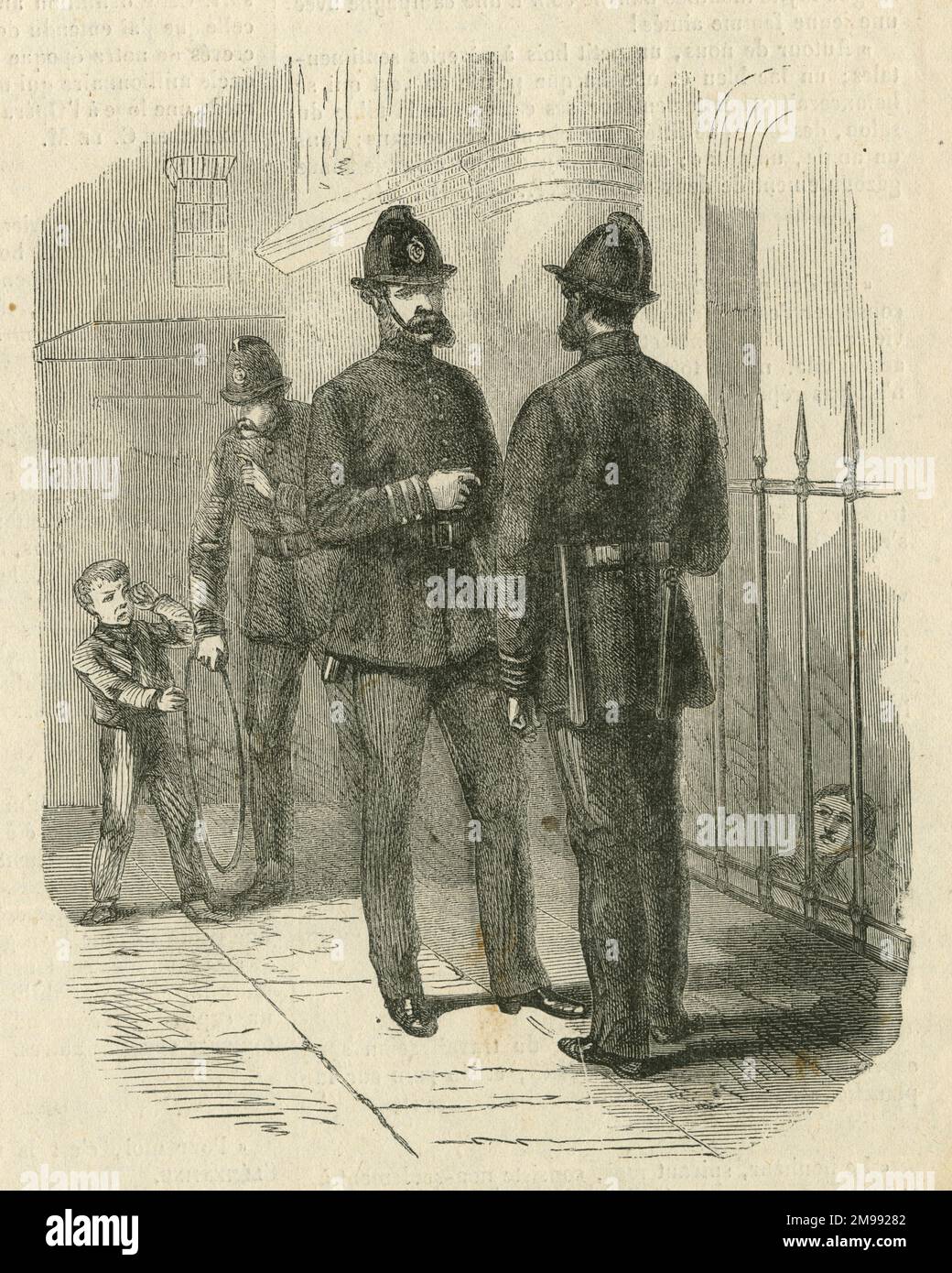 Police helmet 19th century hi-res stock photography and images - Alamy