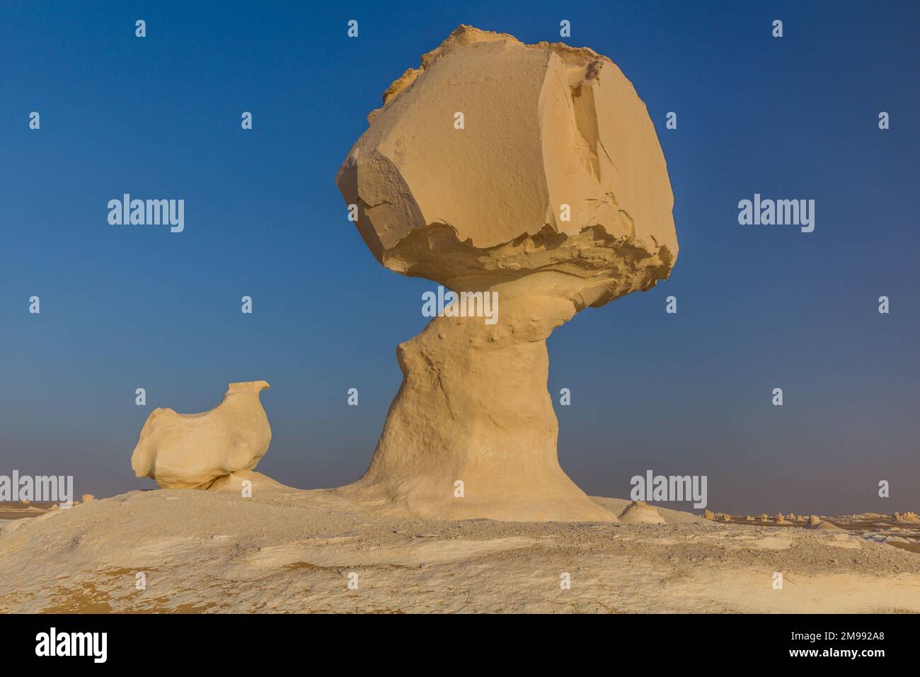 Rock formations in the White Desert, Egypt Stock Photo - Alamy