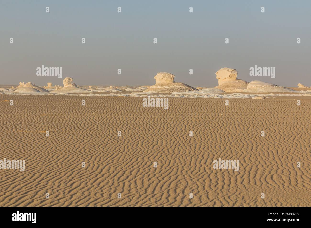 Rock formations in the White Desert, Egypt Stock Photo - Alamy