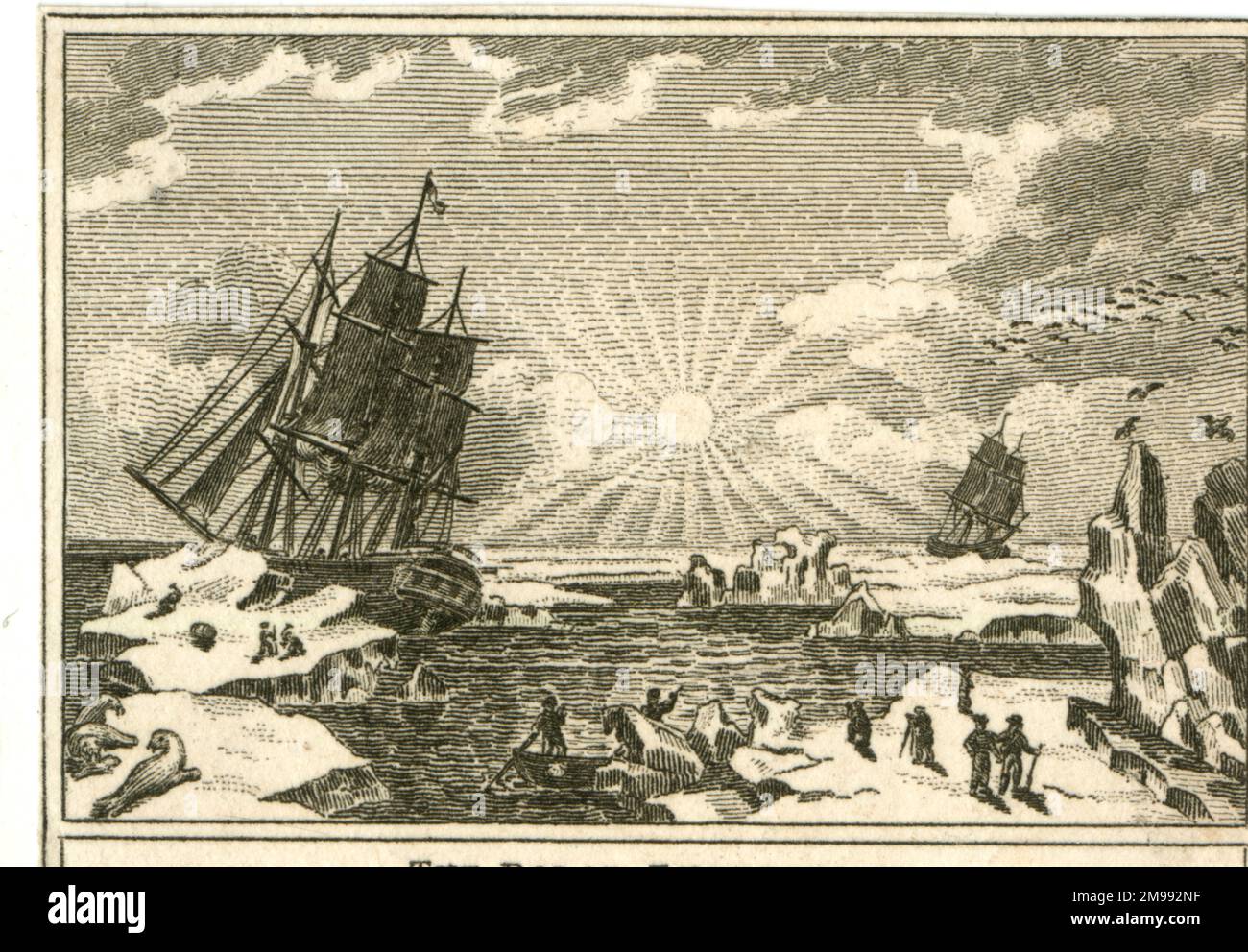 Polar exploration expedition Stock Photo - Alamy