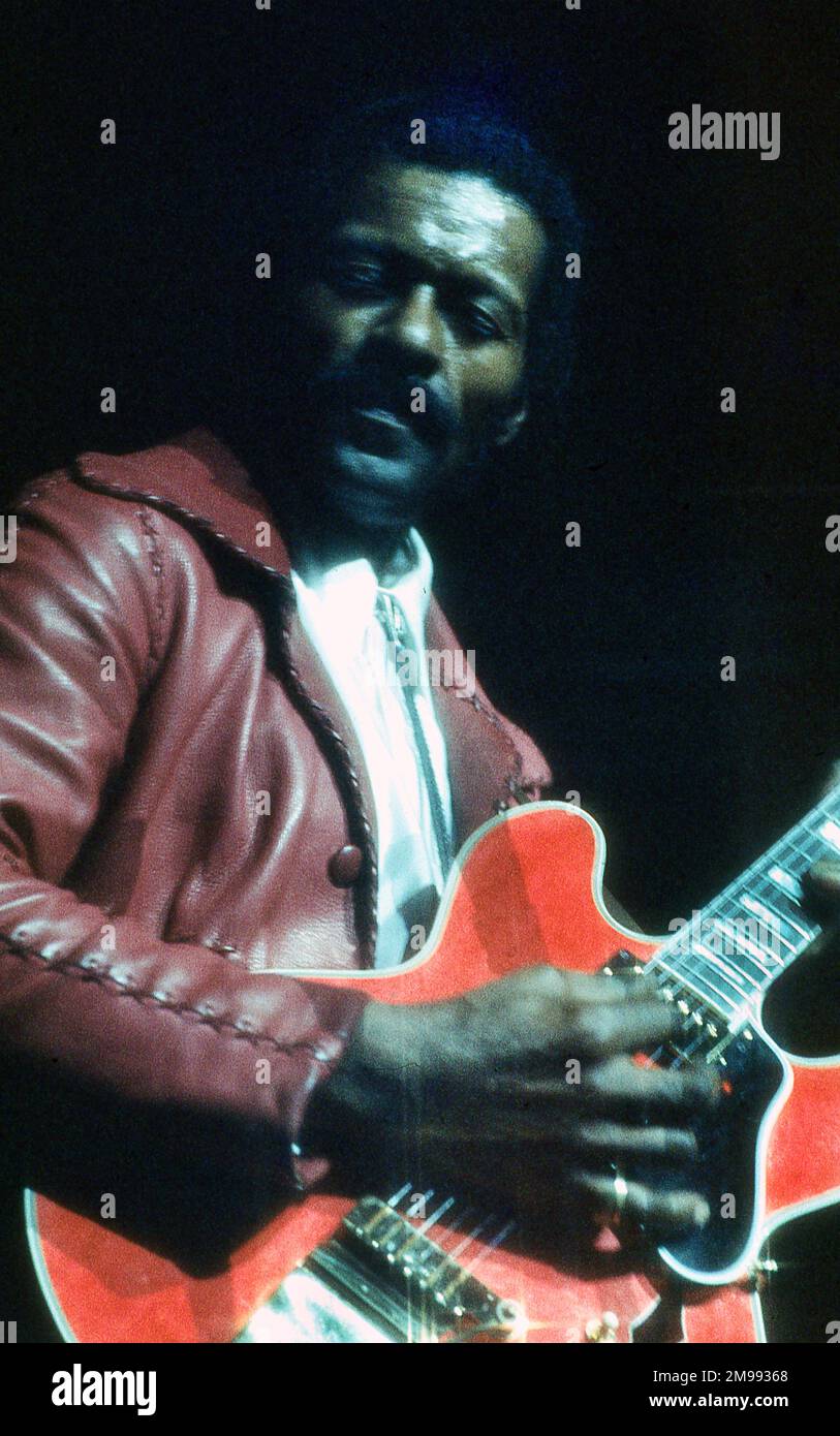 Chuck Berry Concert London 1975 Stock Photo - Alamy