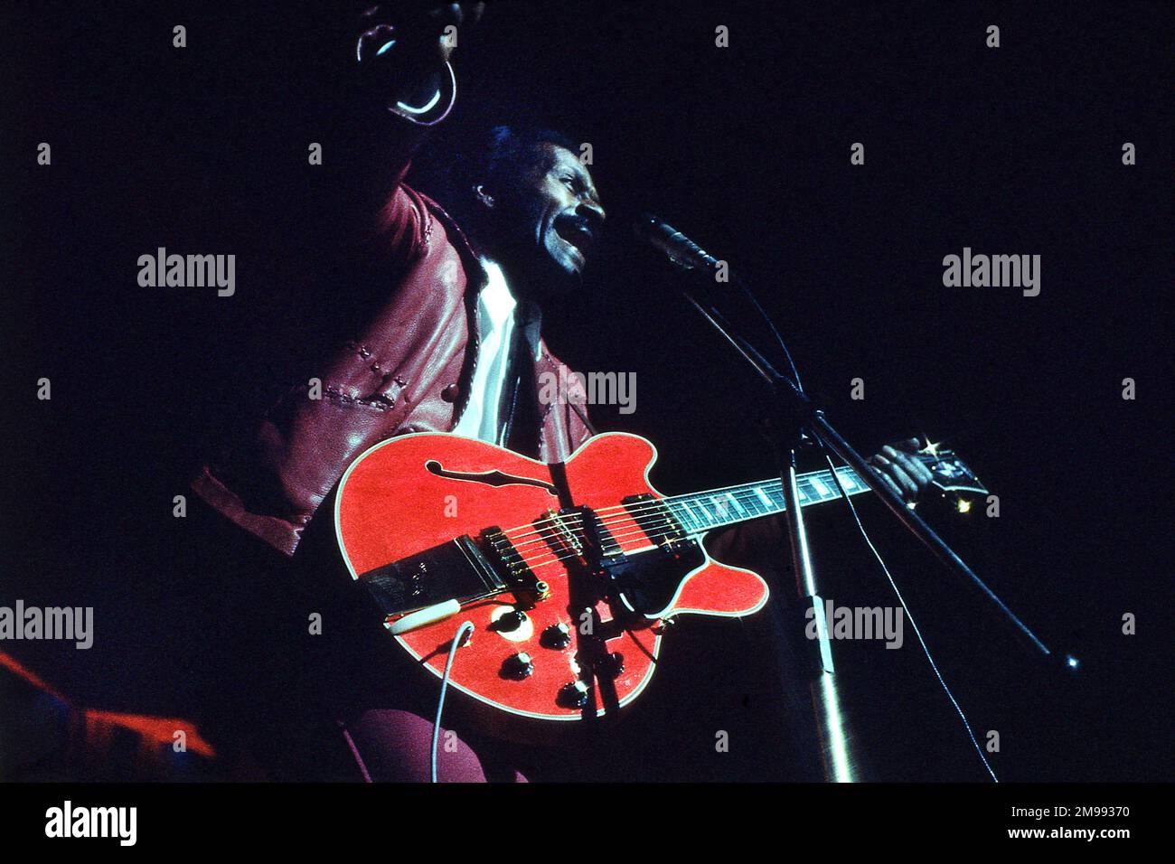 Chuck Berry Concert London 1975 Stock Photo - Alamy