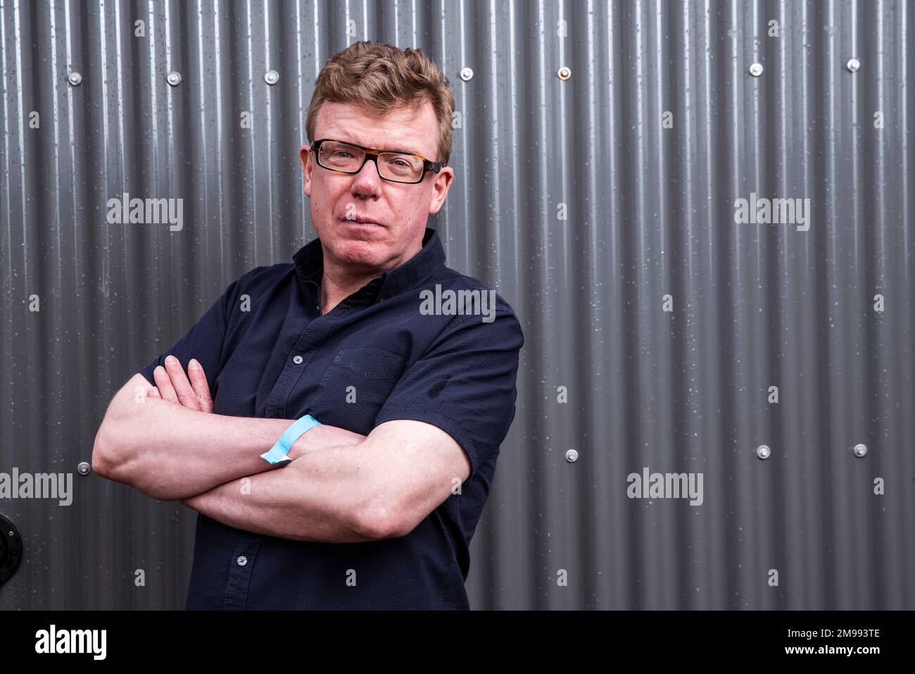 The Proclaimers, brothers Craig Reid and Charlie Reid, backstage at ...