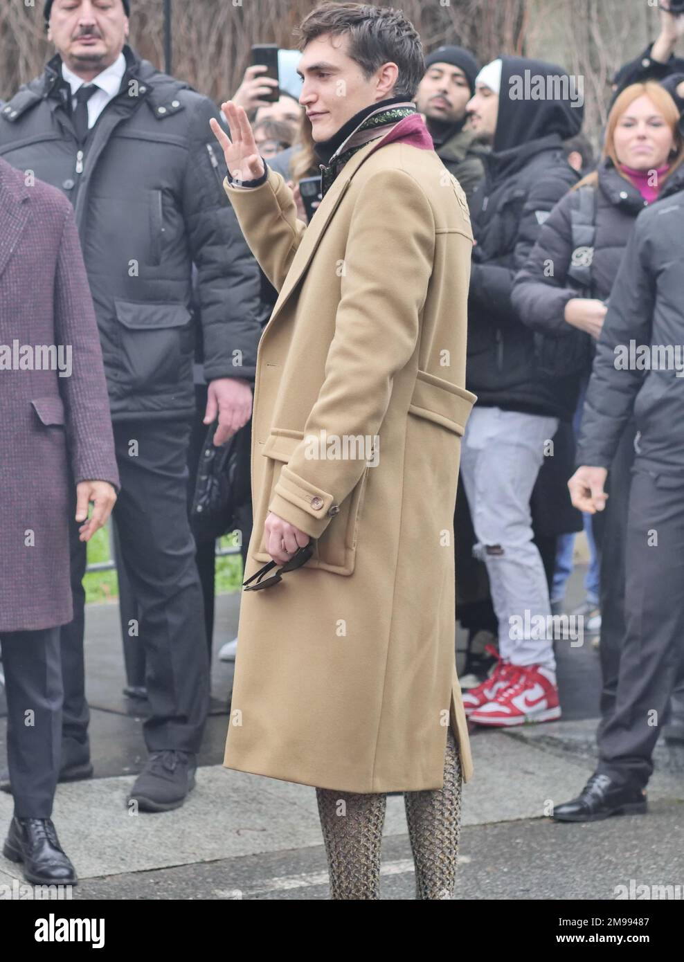 Rocco Fasano street style outfit after Etro fashion show during Milano ...